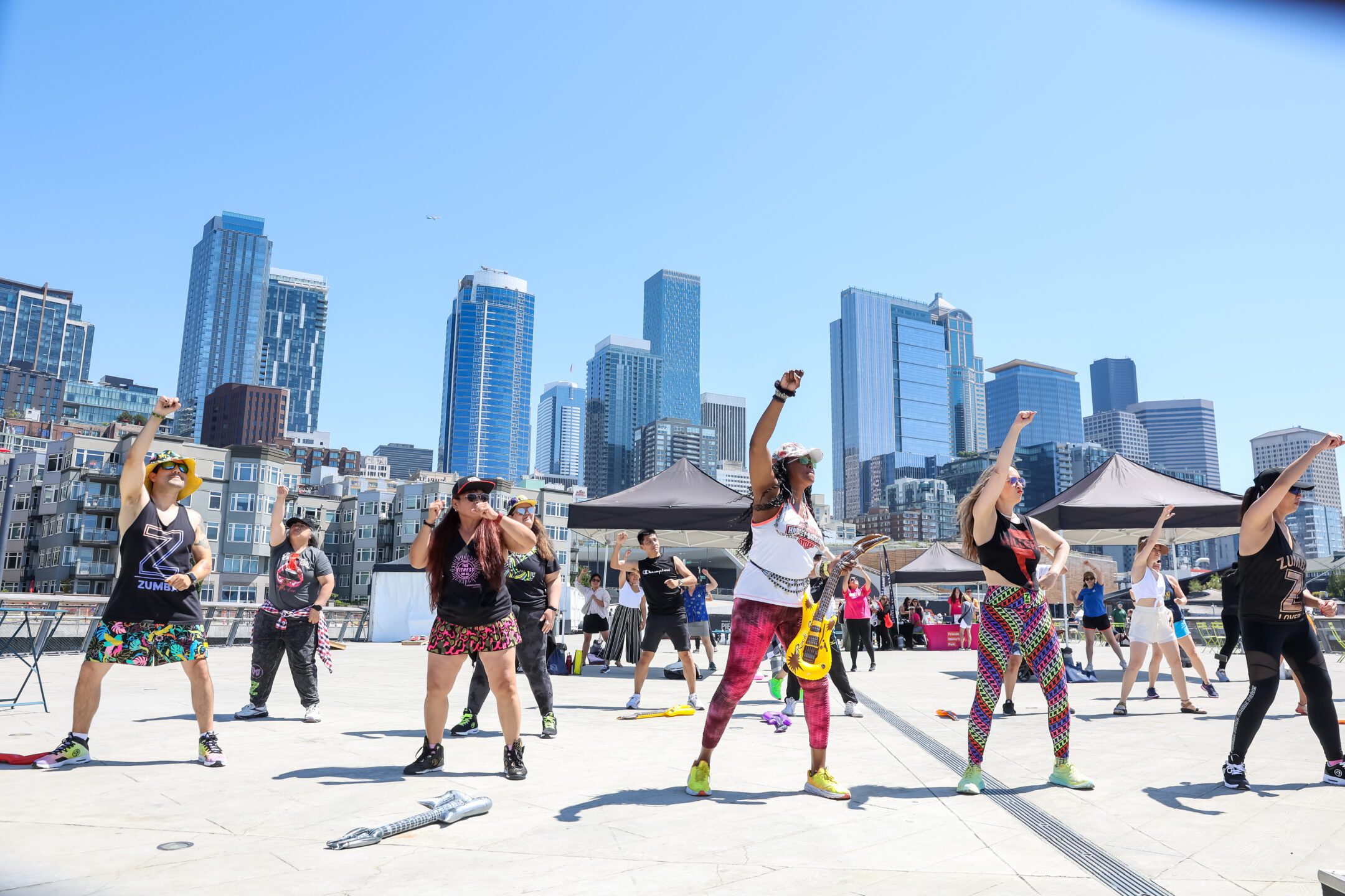 Yoga on Pier 62 | Free Wellness Classes at Waterfront Park Seattle