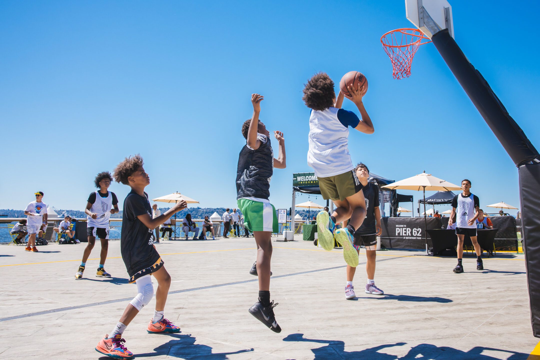 Hoops on the Pier | Free Seattle Community and Youth Events